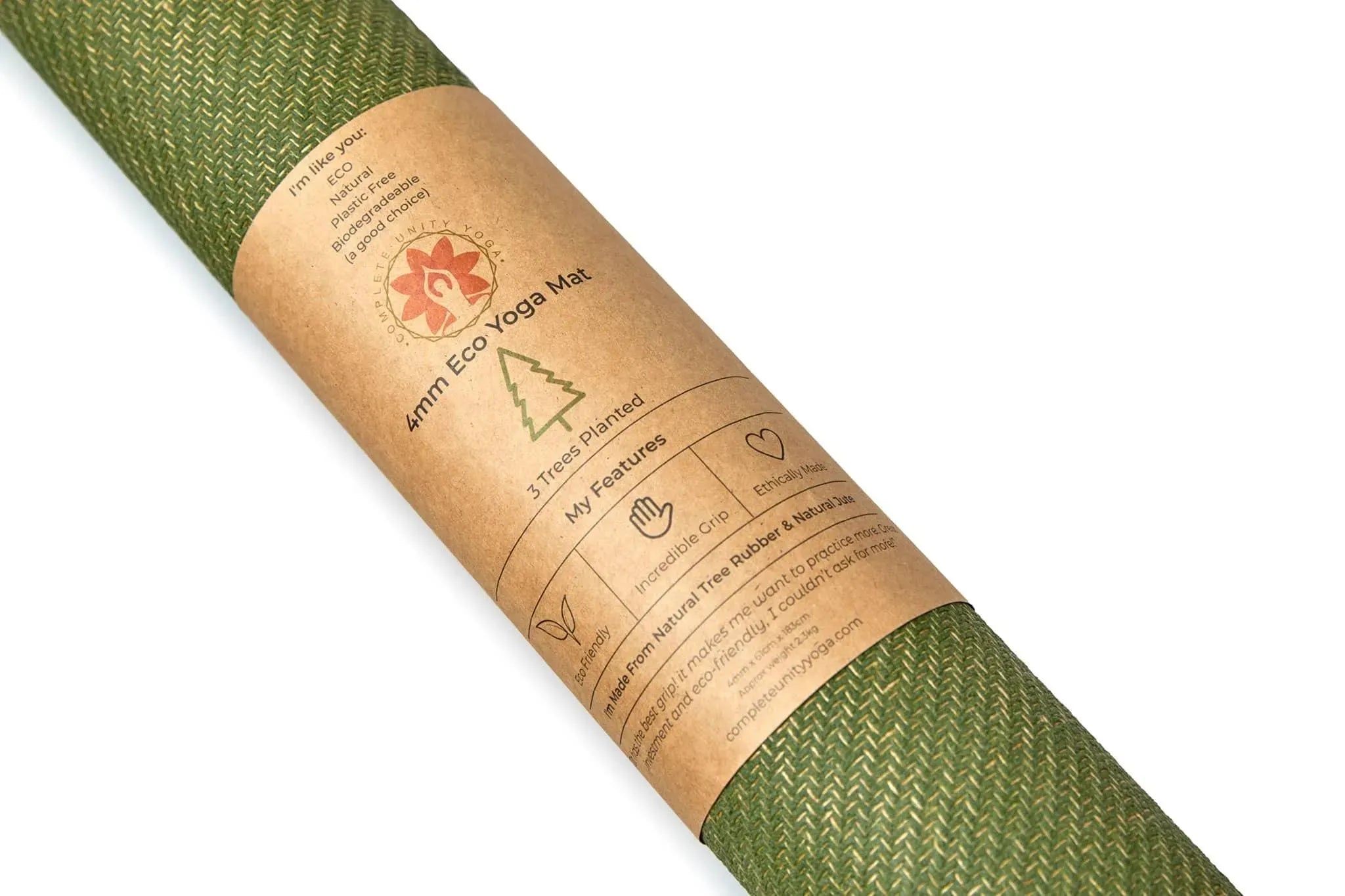 4mm Yoga Mat - Complete Unity Yoga - Forrest Green – Ready Sweat Go
