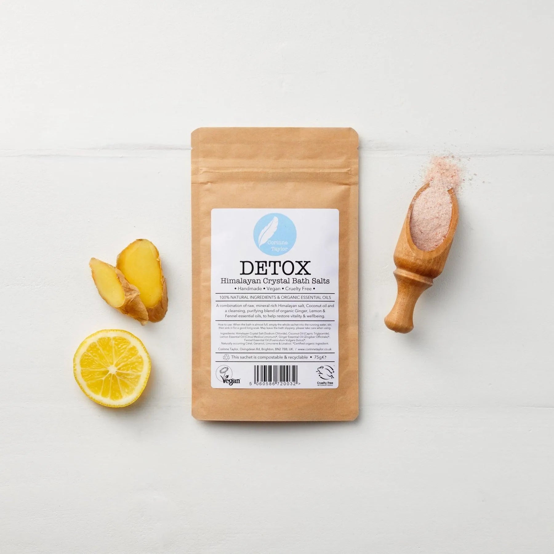 Corrine Taylor - Himalayan Detox Bath Salts - 75g Sachet – Ready Sweat Go
